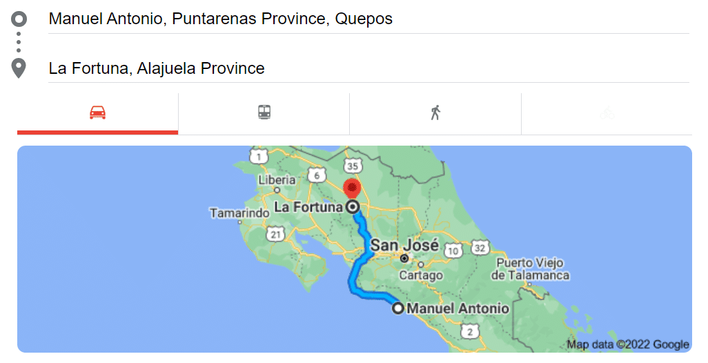 Top 4 Best Ways How To Get From Manuel Antonio to La Fortuna | MonteTours